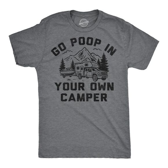 Crazy Dog T-Shirts | Shirts | Mens Funny T Shirts Go Poop In Your Own ...